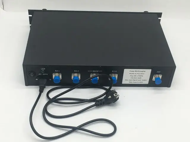 Vhf 4 Way Receiver Multicoupler For Tetra/ Dmr/pdt/mpt Combing System - Xinlun Technology