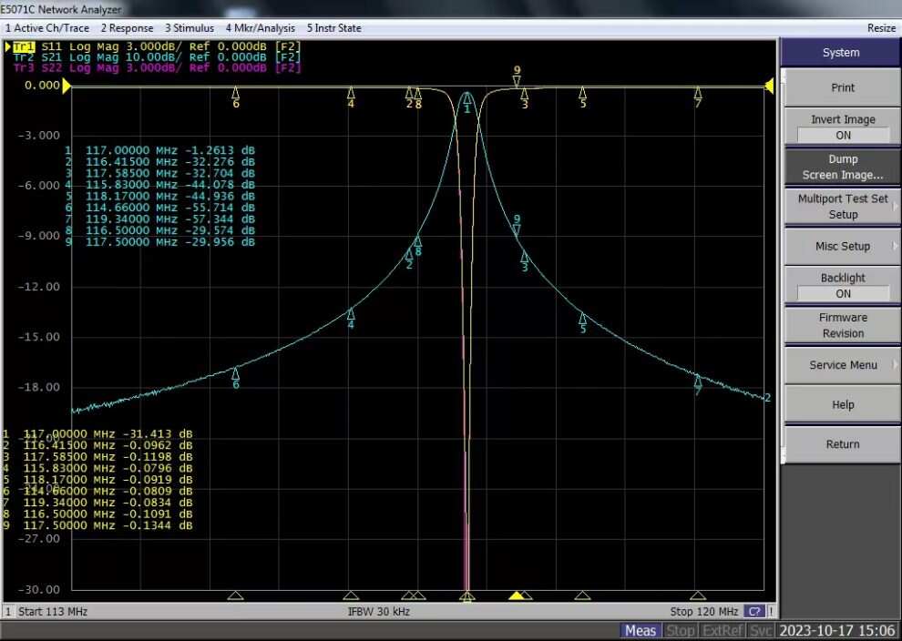 Customization and tuning 117&137MHz Cavity Bandpass Filters - Xinlun ...